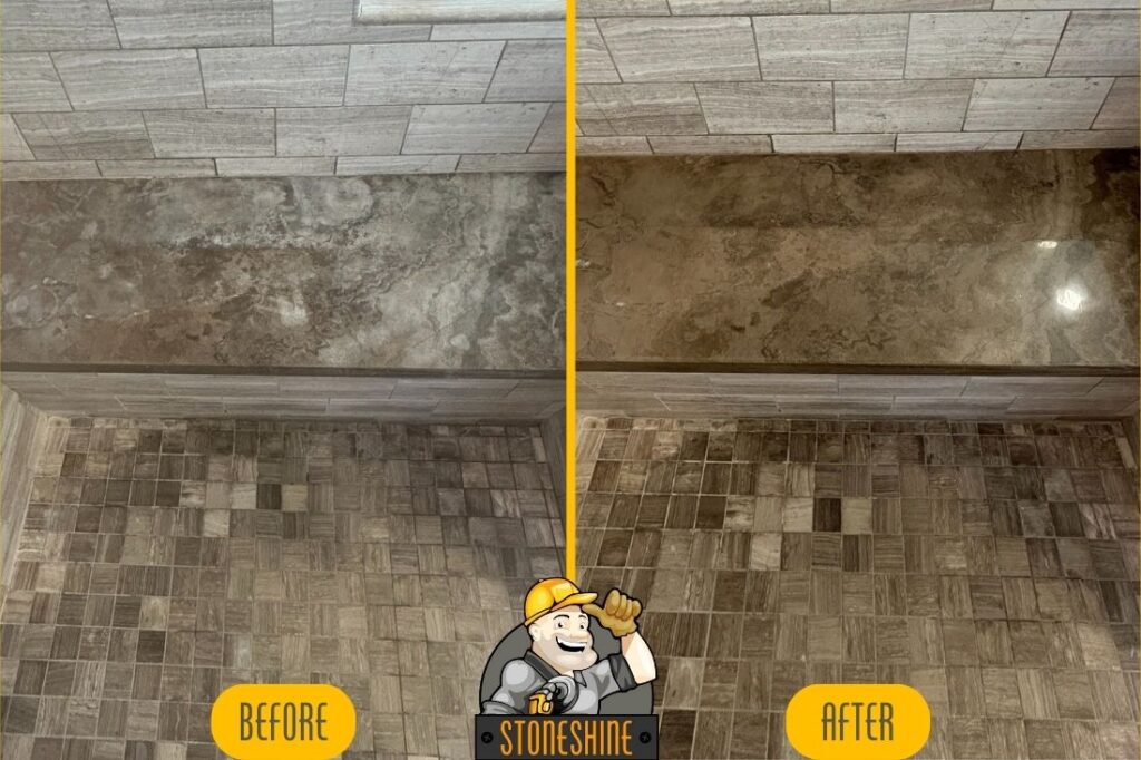 Limestone Restoration in Newport Beach | Stain & Etched Removal