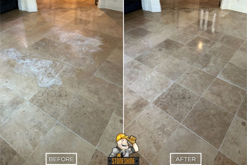 Travertine Restoration Corona | STONESHINE Restoration & Remodeling
